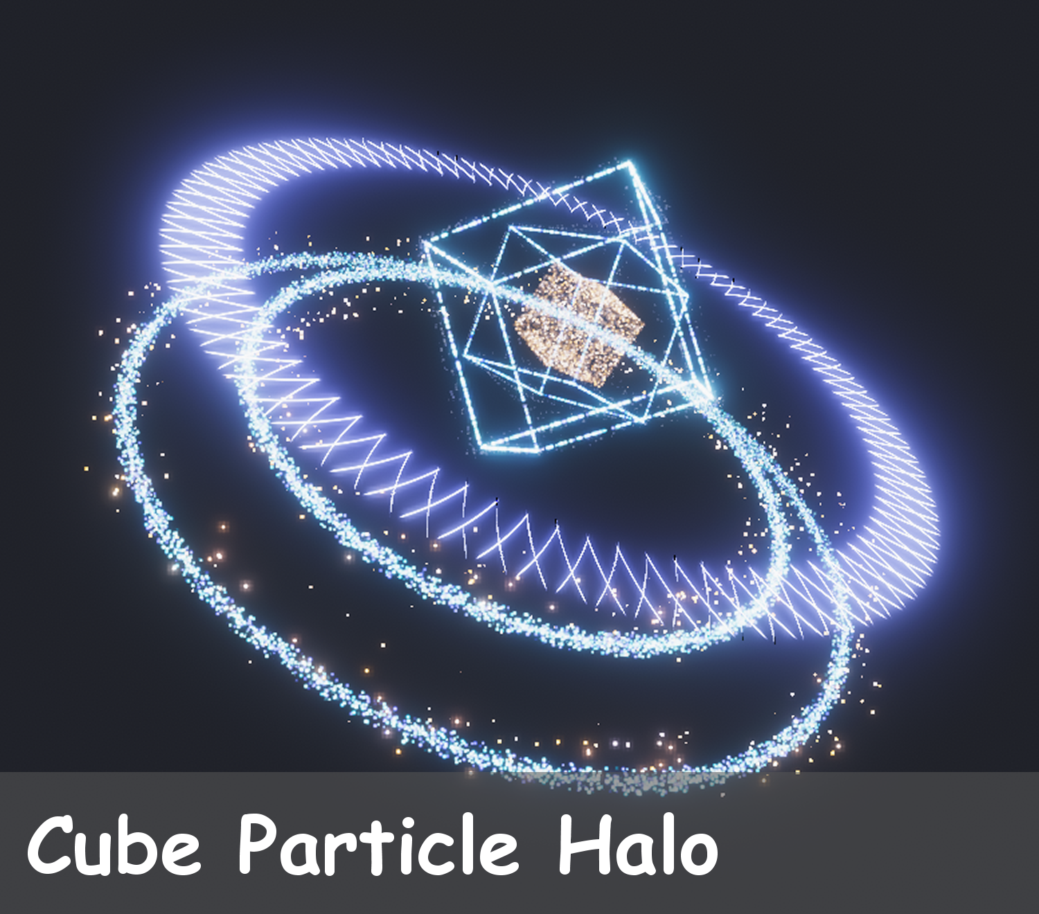 [Friday_Shop] Cube Particle Halo - Friday Shop - BOOTH