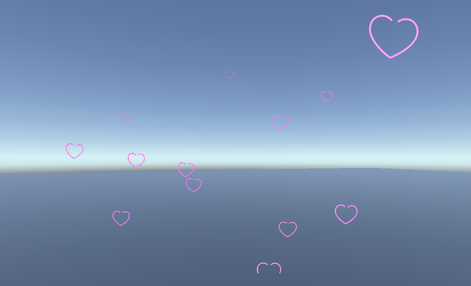 [VRChat/Unity]Neon Heart Particles System | 心臓粒子システム - p4ncy - BOOTH