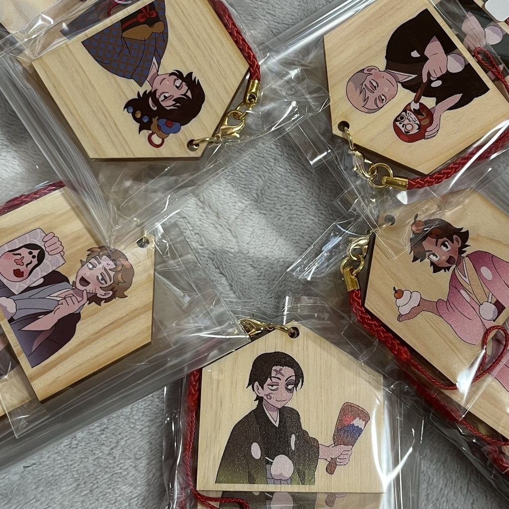 SOLD OUT【MW】絵馬キーホルダー - Daisuke - ラーメンジャンキー・オンライン - BOOTH