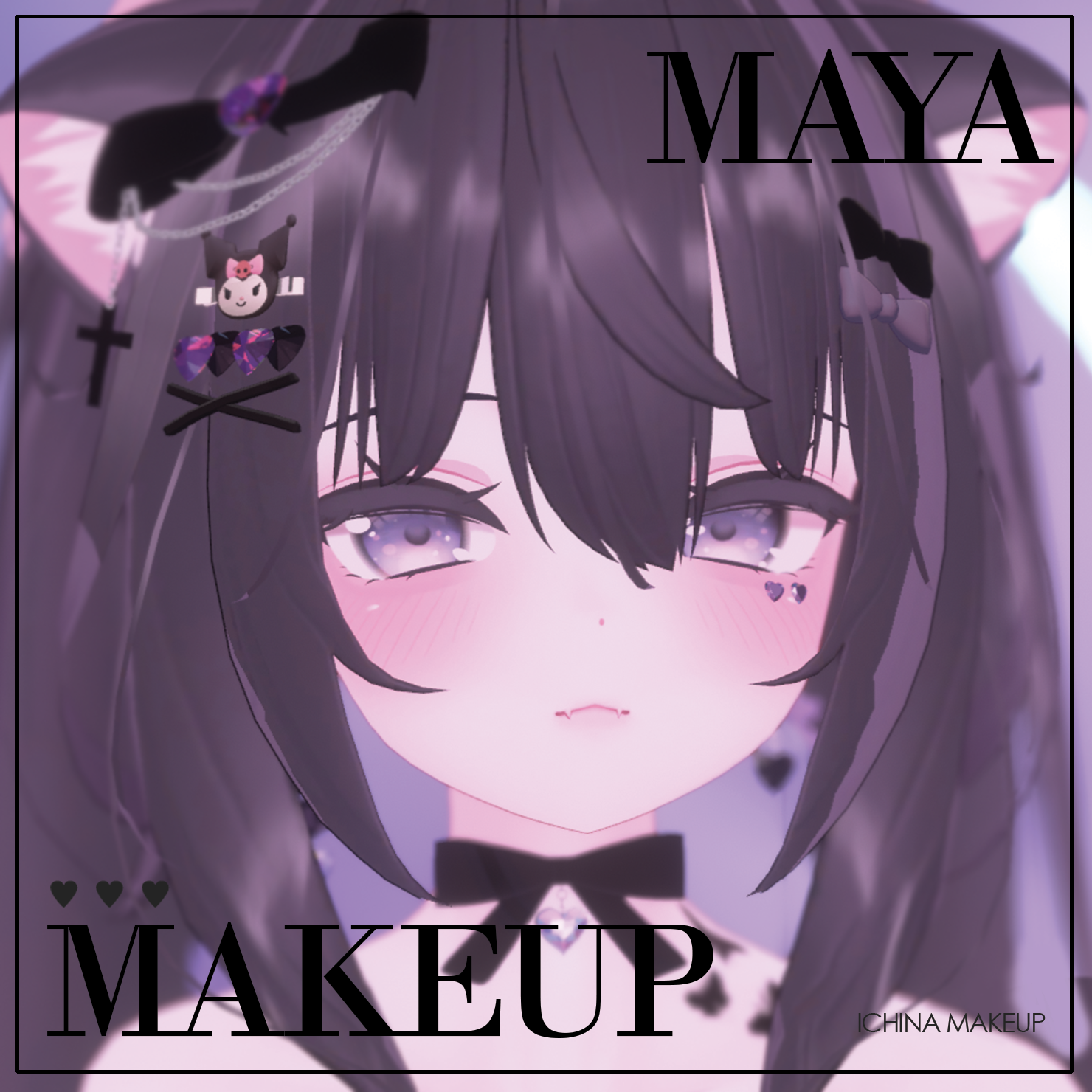 Maya pink makeup & Body texture - ʚ more Heart ɞ - BOOTH