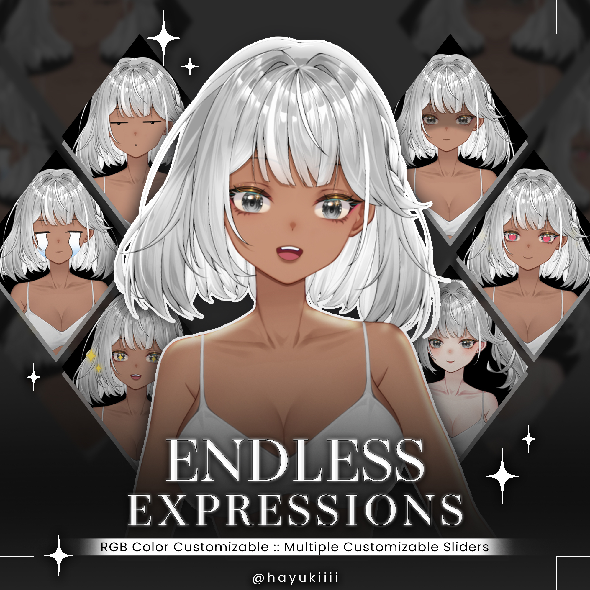 【live2d model】Customizable Vtuber Model, Vtube Studio, Commercial use ...
