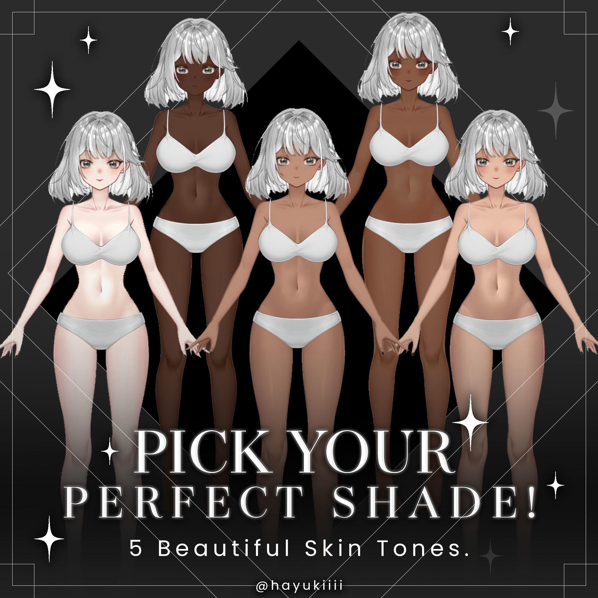 【live2d model】Customizable Vtuber Model, Vtube Studio, Commercial use! (Ready to Use) - Full ...