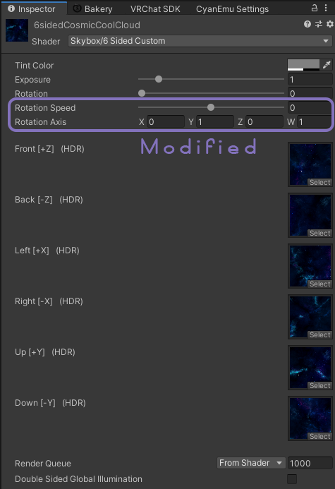 Rotating Unity Skybox Shaders - savivr - BOOTH