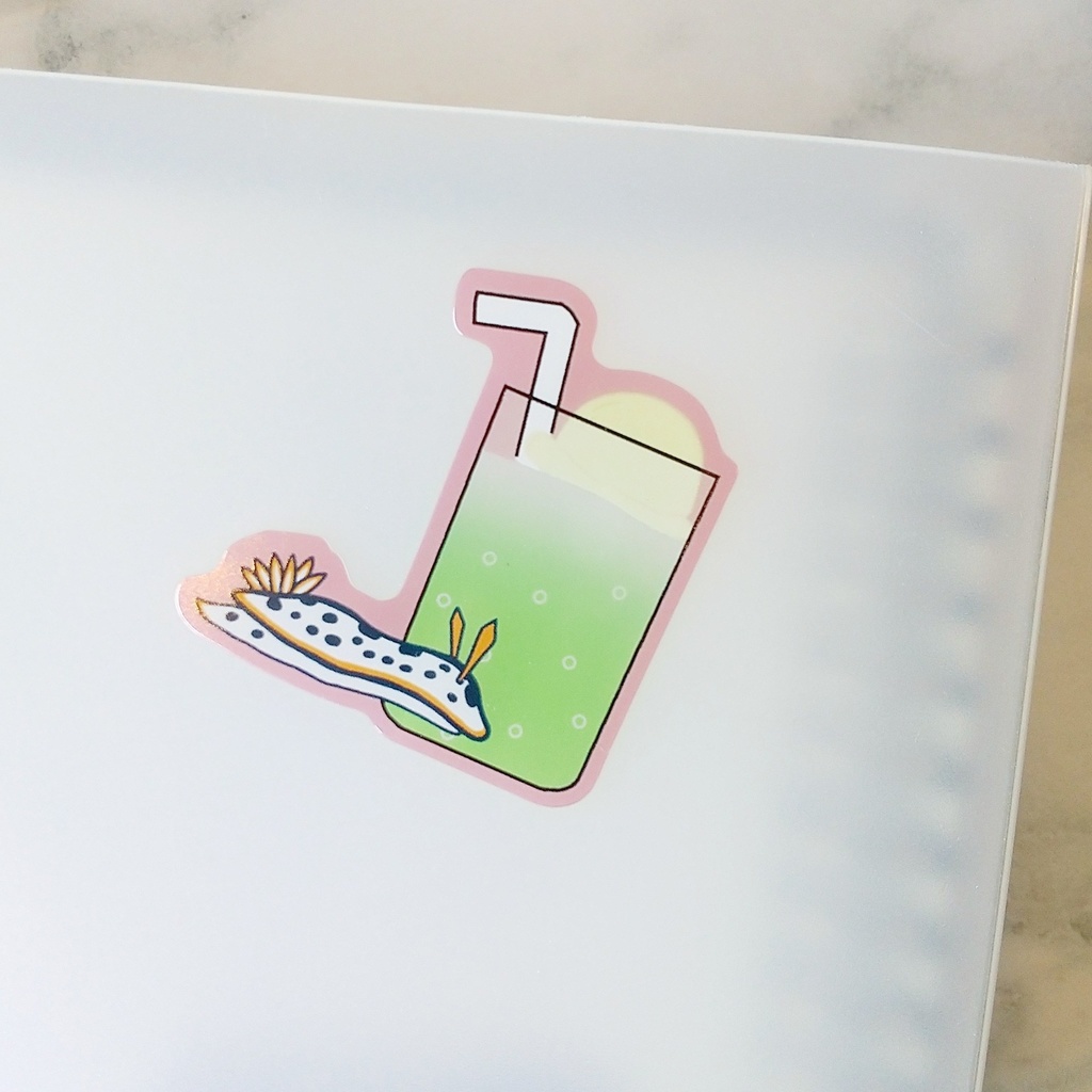 ウミウシ×ソーダ クリアシール - Project Tasu - BOOTH