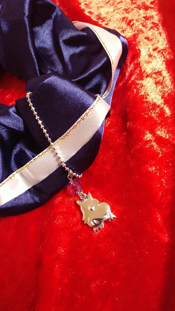 シュシュ用チャーム(ミミズク) - fuka-sui - BOOTH