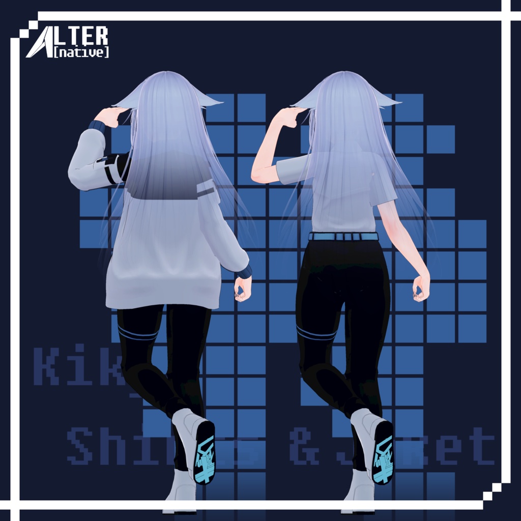 [VRCHAT]Kikyo Shirt&Jacket・桔梗 シャツ＆ジャケット - オルタネイティブ - BOOTH