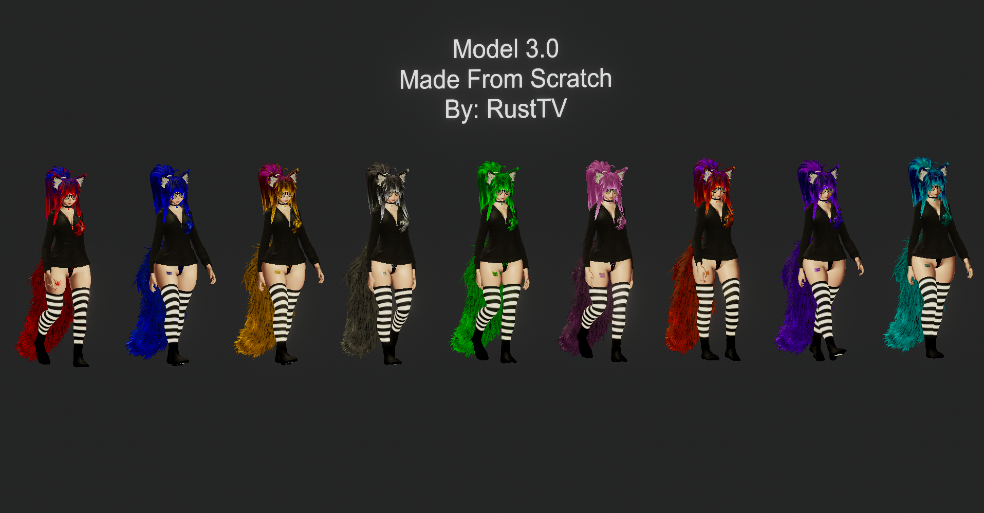 [VRChat] - RTV Laura By RustTV - rusttv - BOOTH