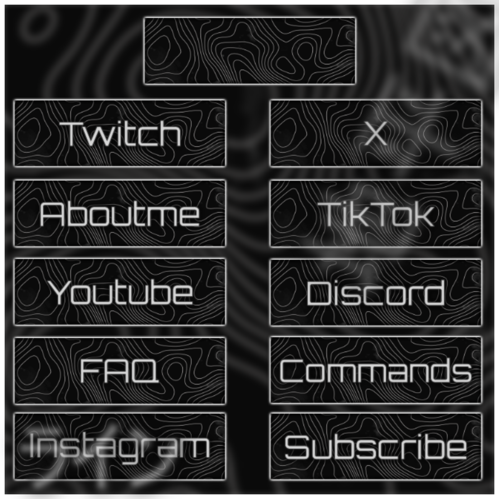 【Twitch Panel】contour line【配信】 - Alt`s Works @配信素材など制作中！ - BOOTH