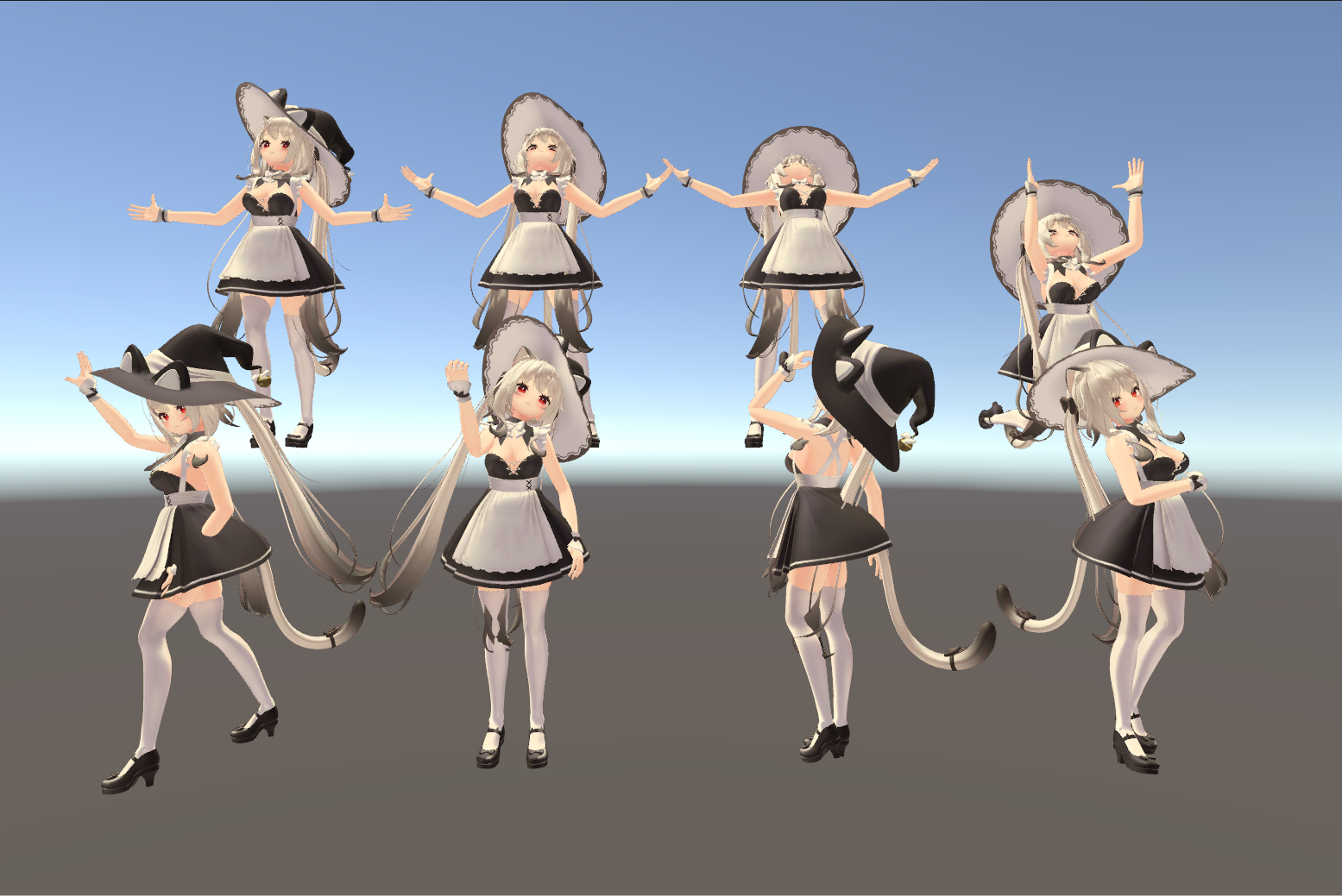 PSO2 305「【敗者】ポーズ」 - Maple Studio - BOOTH