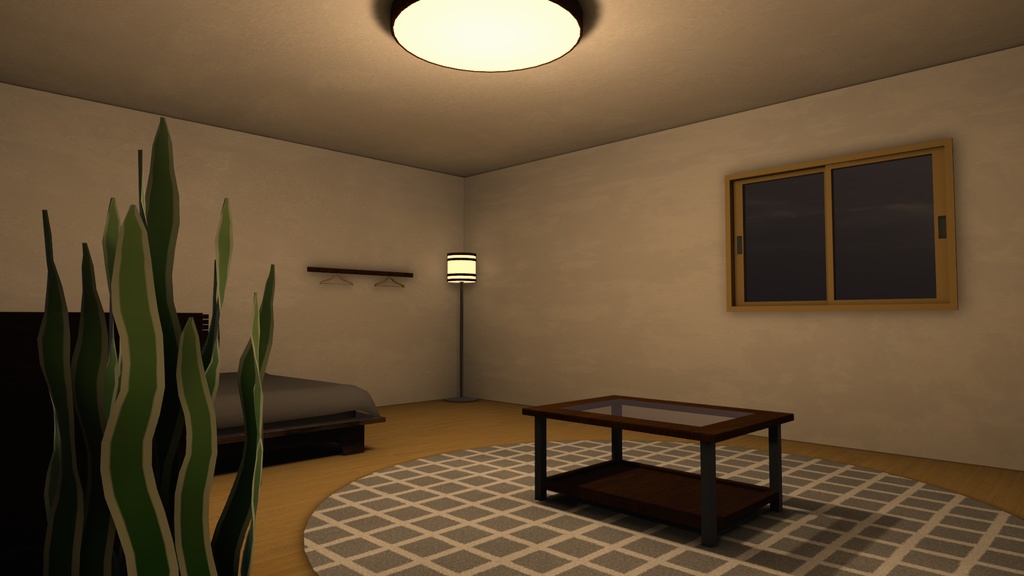 Simple Room【VRChat想定】 - Maple Studio - BOOTH