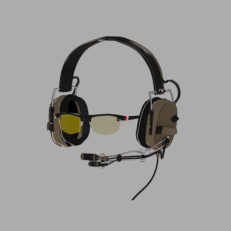 [ Hair ] Tactical Headset Mk II - Lizearu - BOOTH