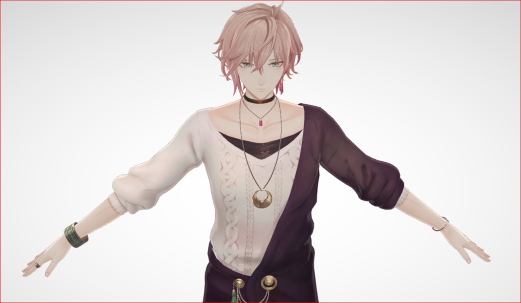 Rikka 3D Characters 3D Model VRChat - アバター rVRC