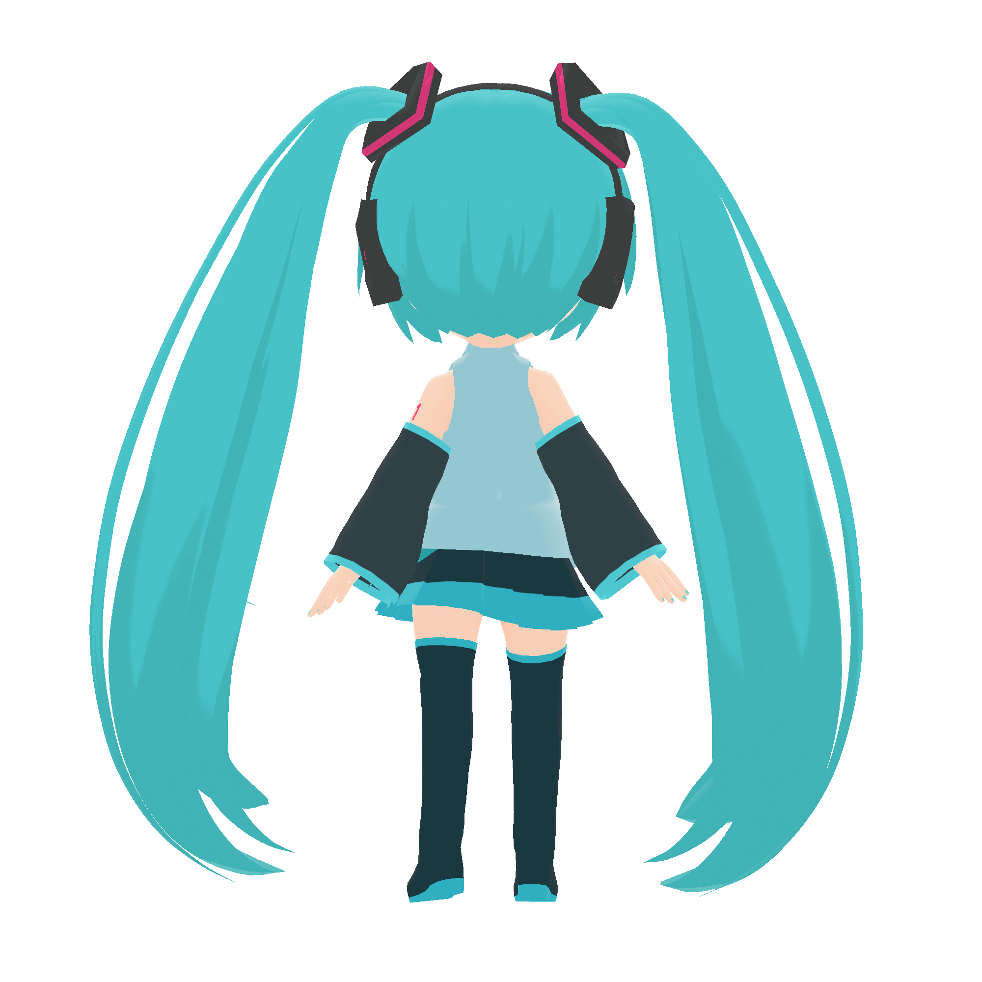 【無料配布/FREE Download】「初音ミク/Hatsune Miku」VRM Model - 6666669 (a.k.a ...