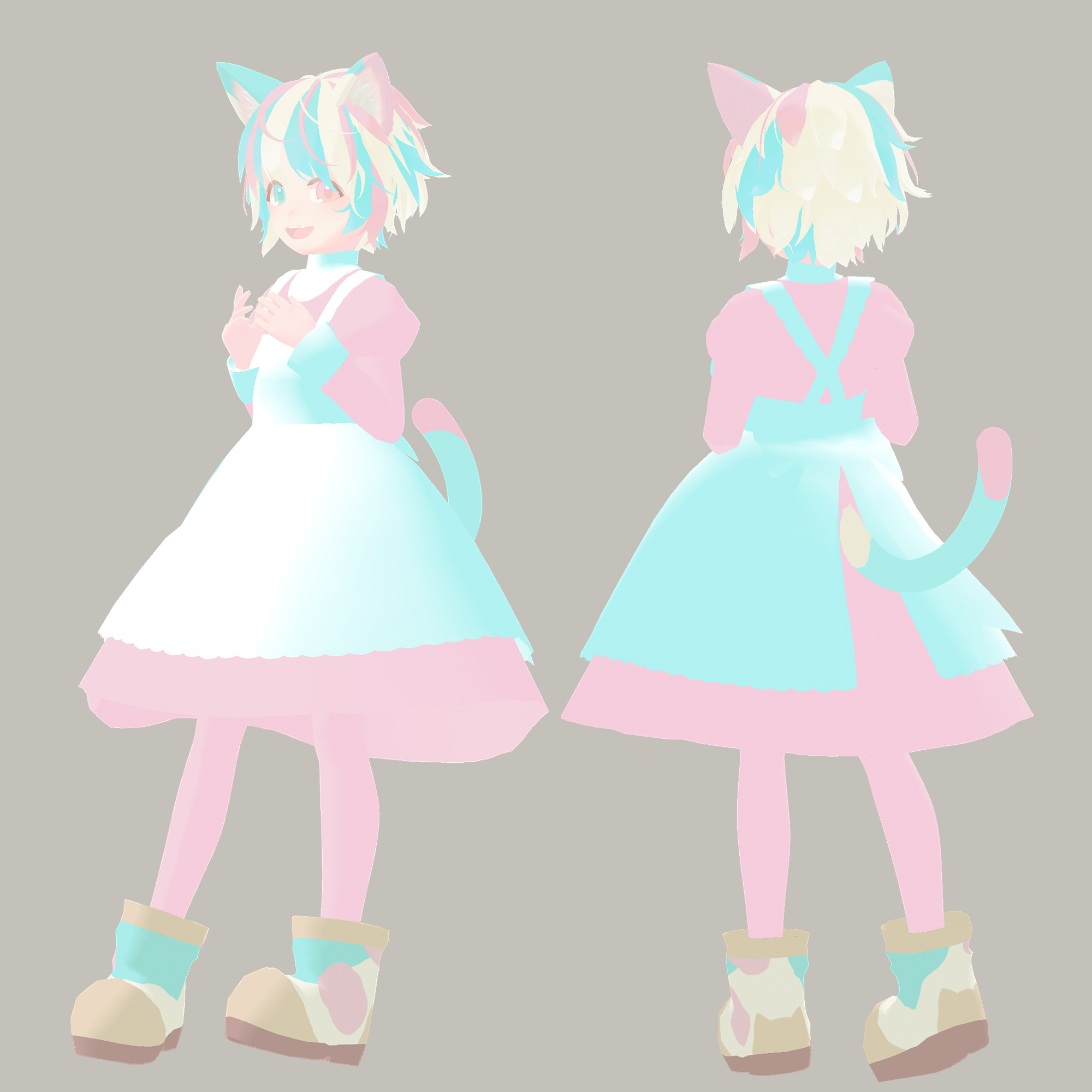 【無料配布/FREE Download】オリジナル3Dモデル「MIKKE」VRM / Original 3D Model “MIKKE ...