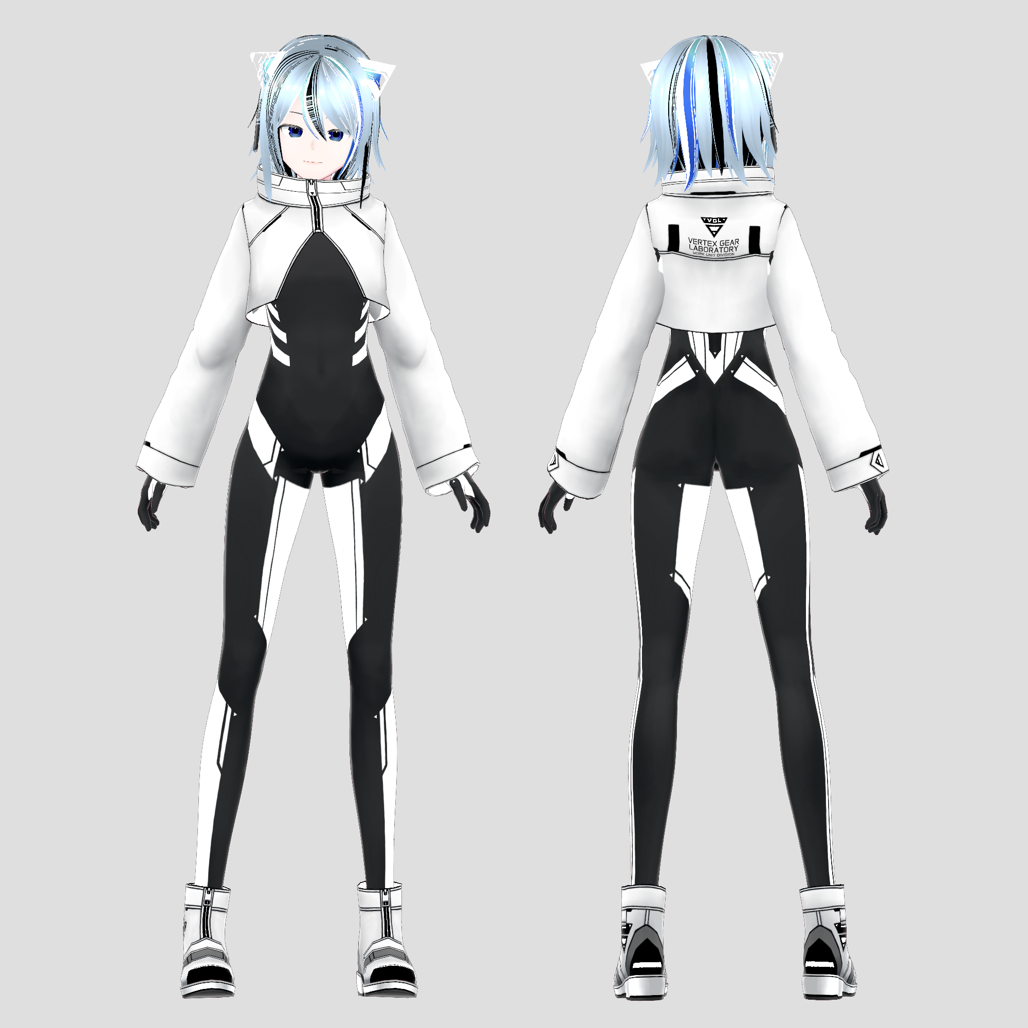 VRoid Outfit Custom Item[Beta Lab Suit] - 6666669 (a.k.a. ROLOCK) - BOOTH