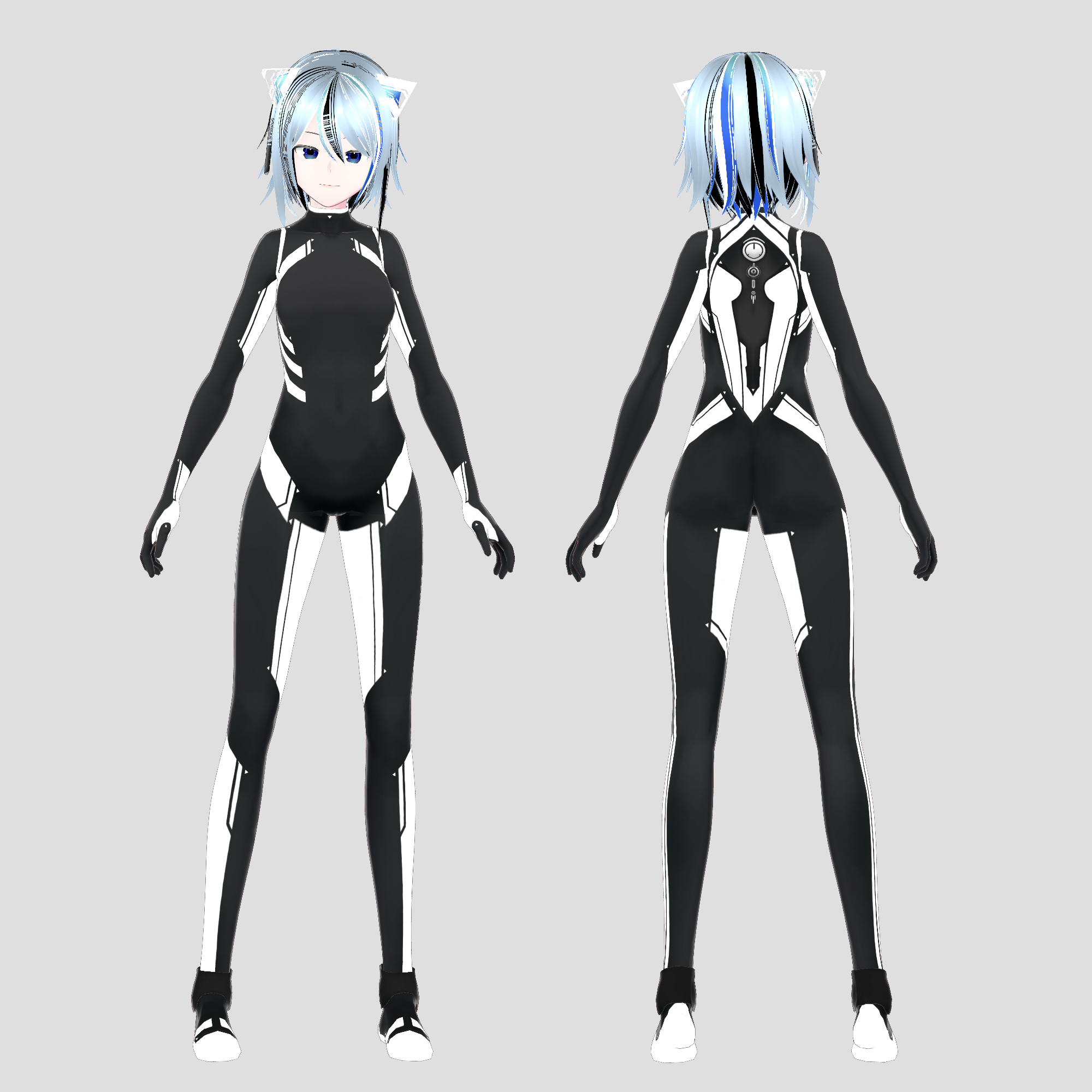 VRoid Outfit Custom Item[Beta Lab Suit] - 6666669 (a.k.a. ROLOCK) - BOOTH