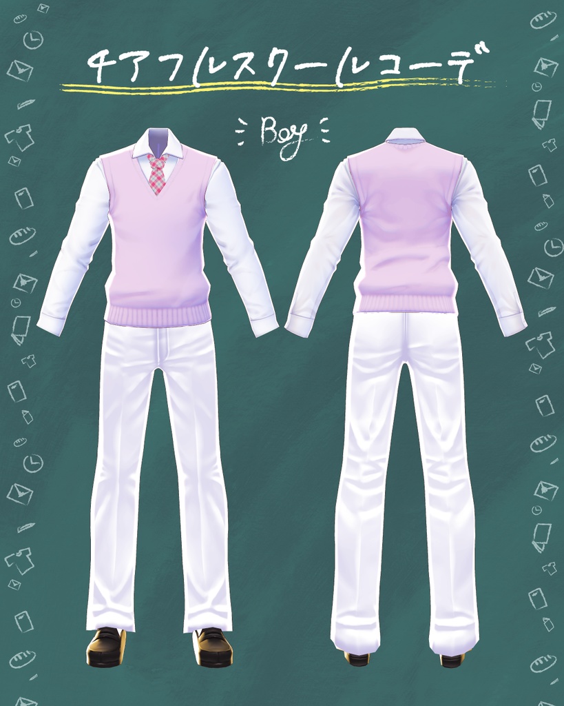 [ VRoidチャレンジ ] 青春フォトグラフィーコーデ - VRoid Project - BOOTH