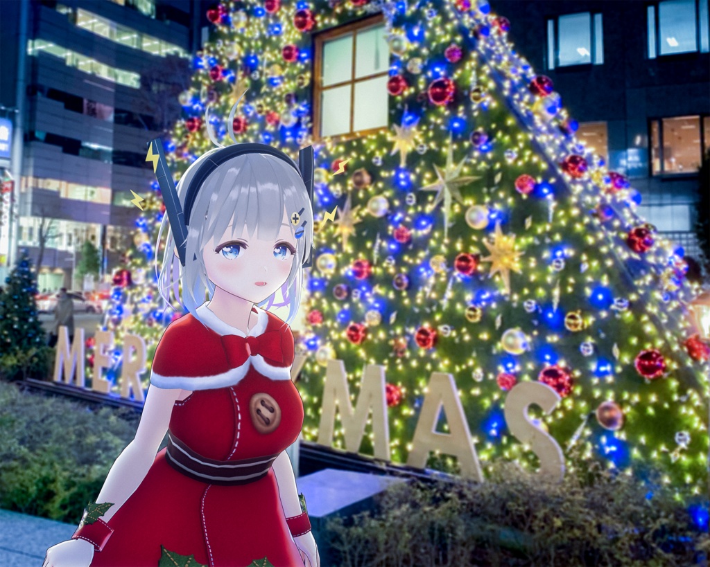[ VRoidチャレンジ ] きらきらクリスマスコーデ - VRoid Project - BOOTH