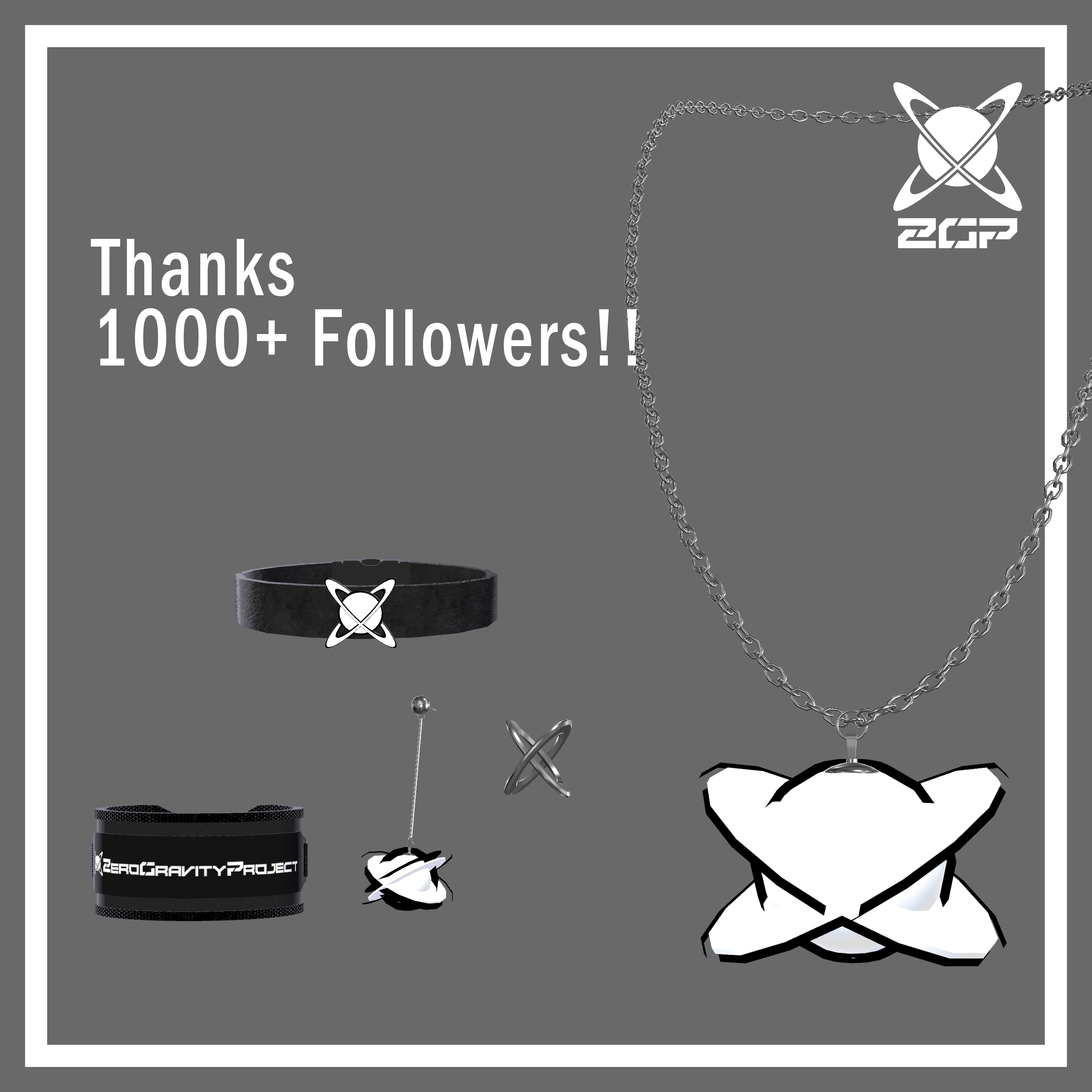 【無料】Zero Gravity Project ロゴアクセサリーセット - Zero Gravity Project - BOOTH