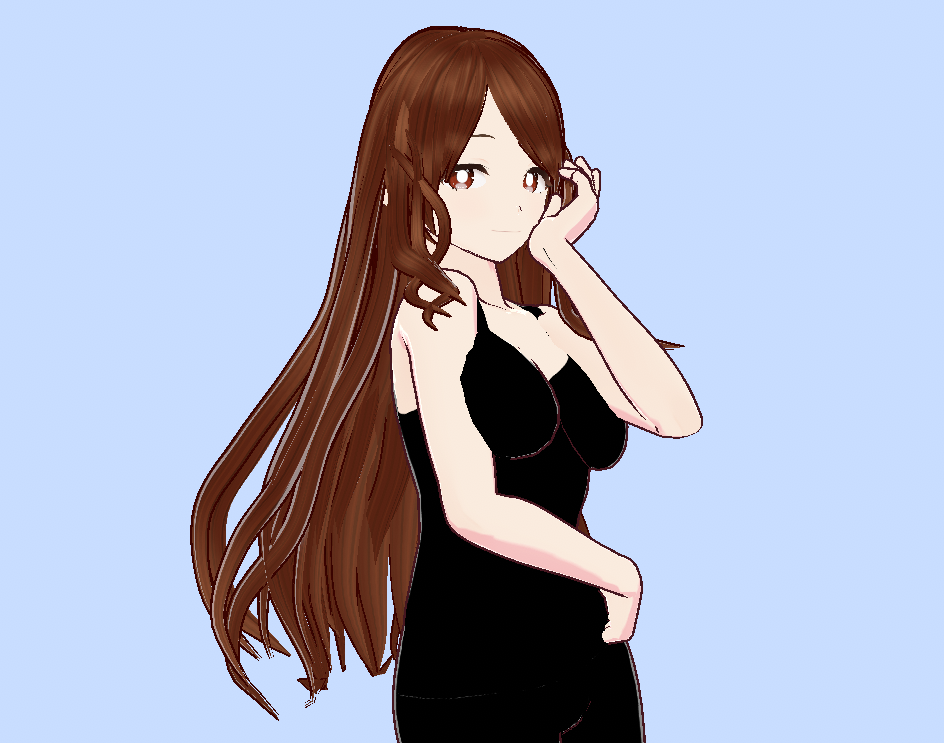 Wavy Hair V1 Reira Assets - Reira's Items - BOOTH