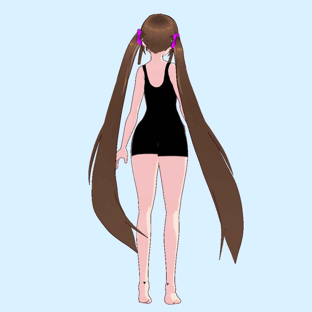 [FREE] Low Twintails V1 + Scrunchies - Reira's Items - BOOTH