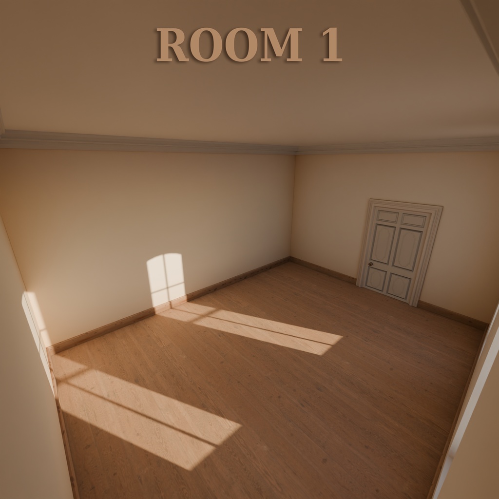 VRChat World Template Golden Manor - Asset Corner - BOOTH
