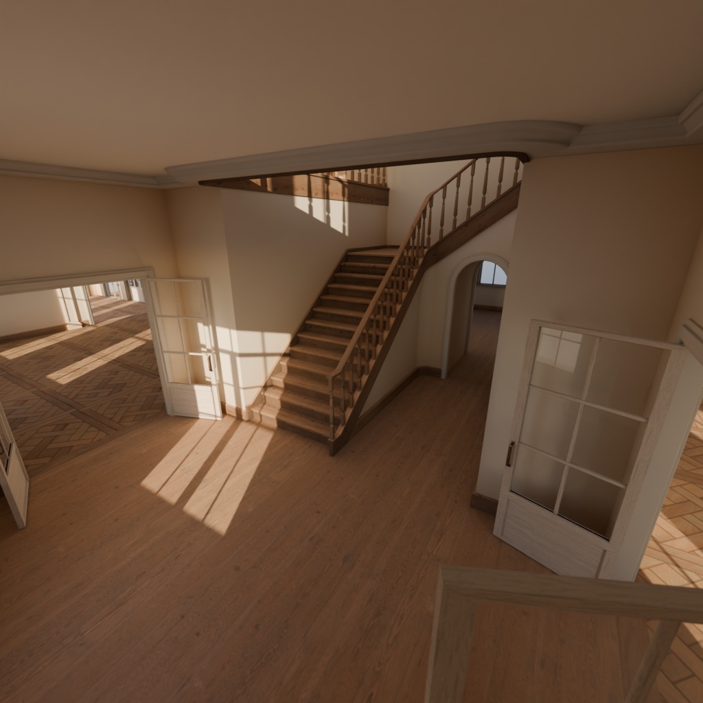 VRChat World Template Golden Manor - Asset Corner - BOOTH