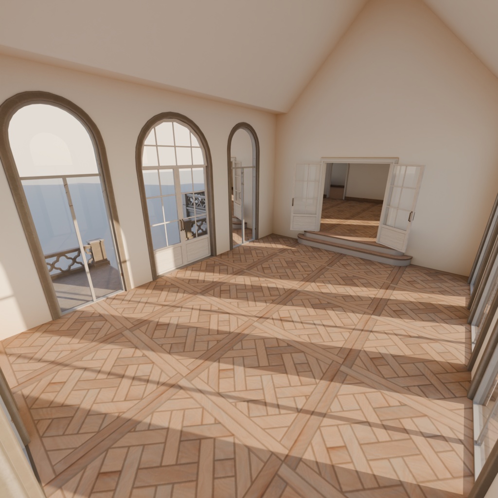 VRChat World Template Golden Manor - Asset Corner - BOOTH