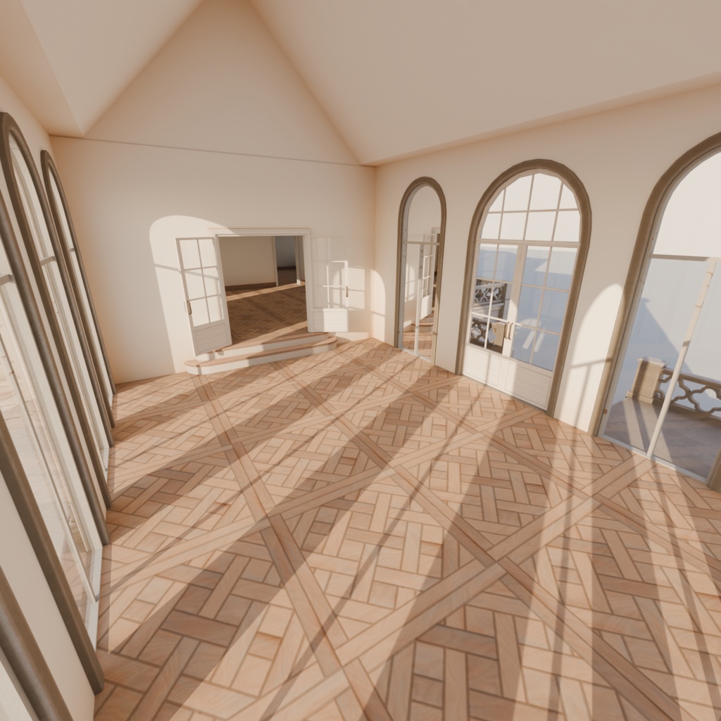 VRChat World Template Golden Manor - Asset Corner - BOOTH