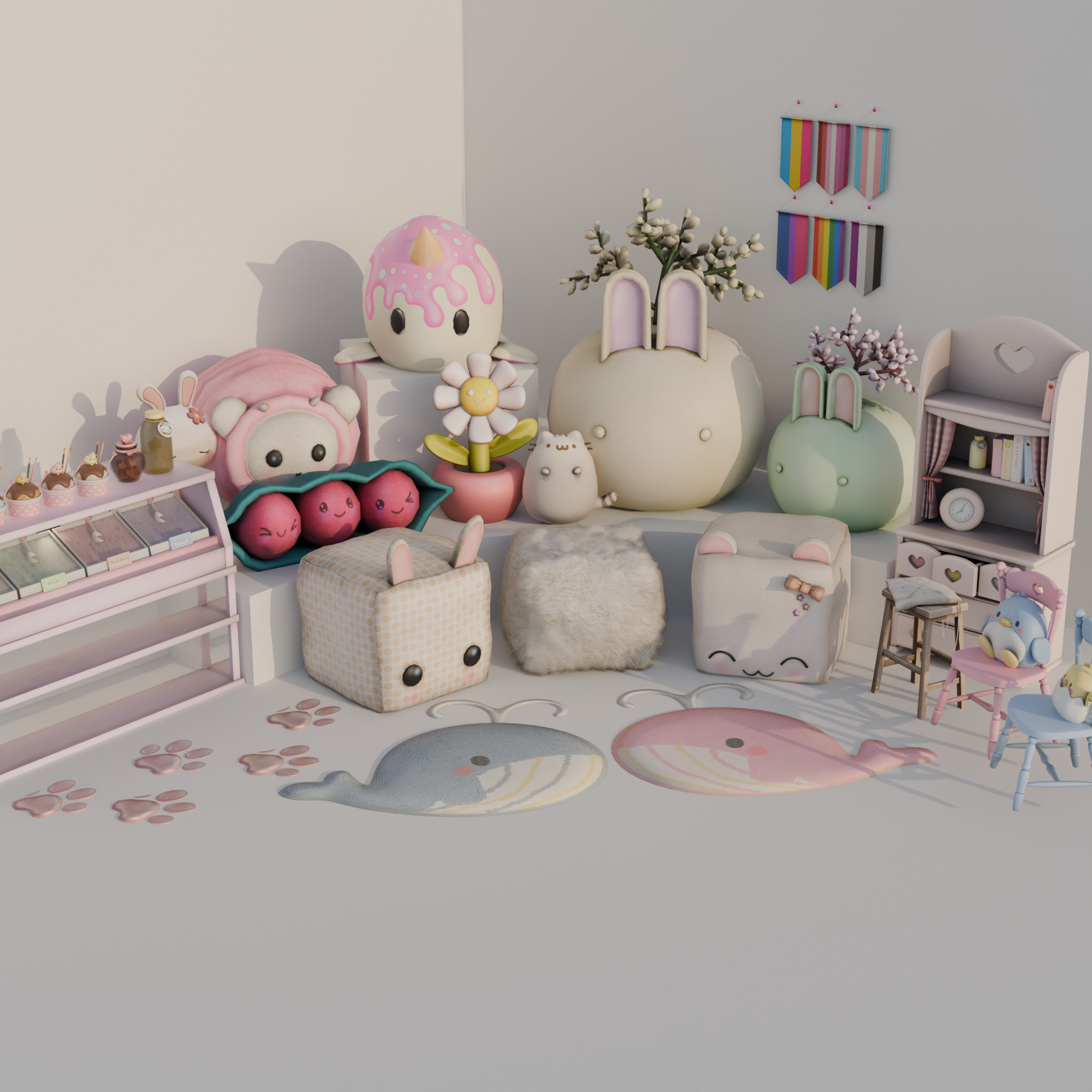 Cutesy Asset Pack!! - Asset Corner - BOOTH