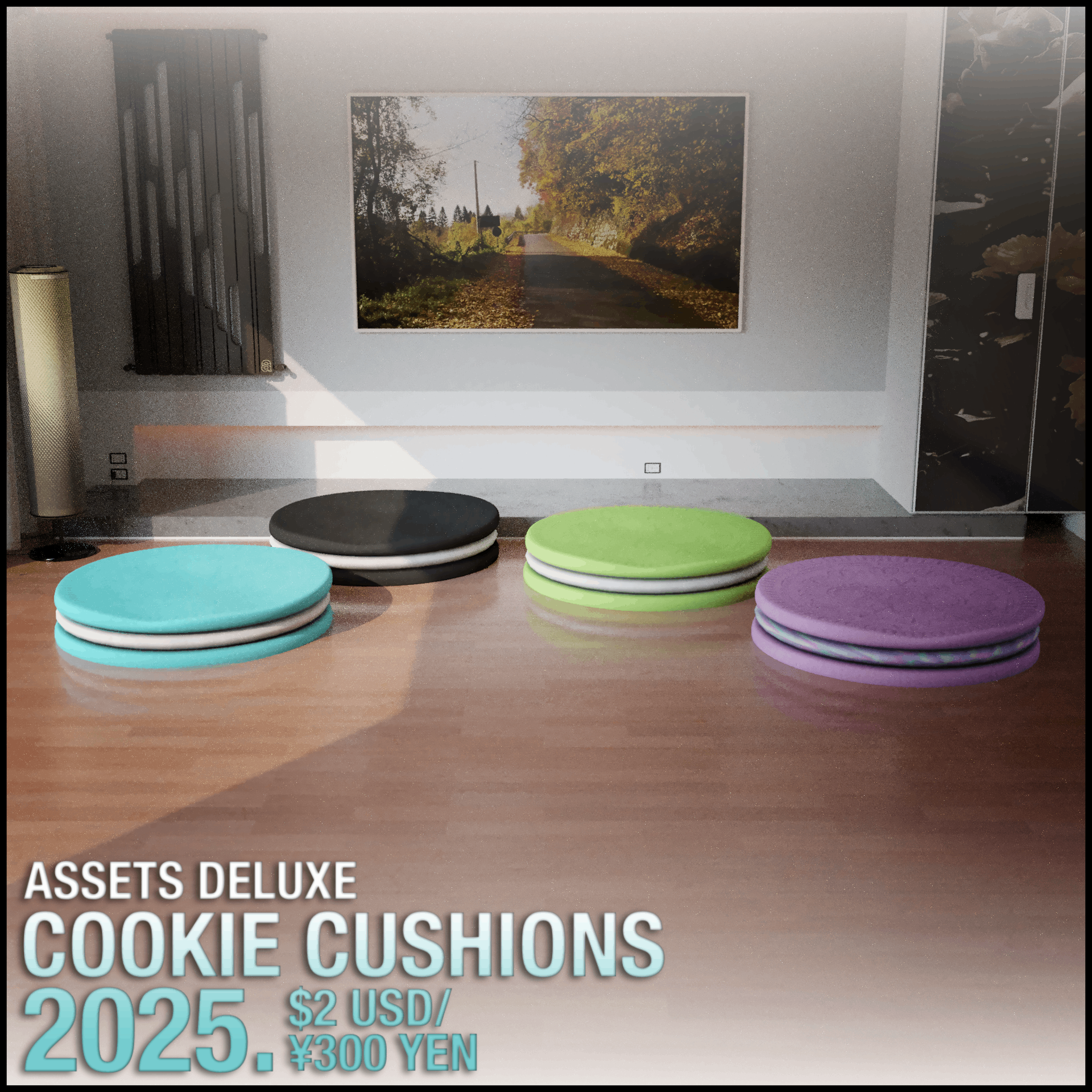 Cookie Cushions - Asset Corner - BOOTH