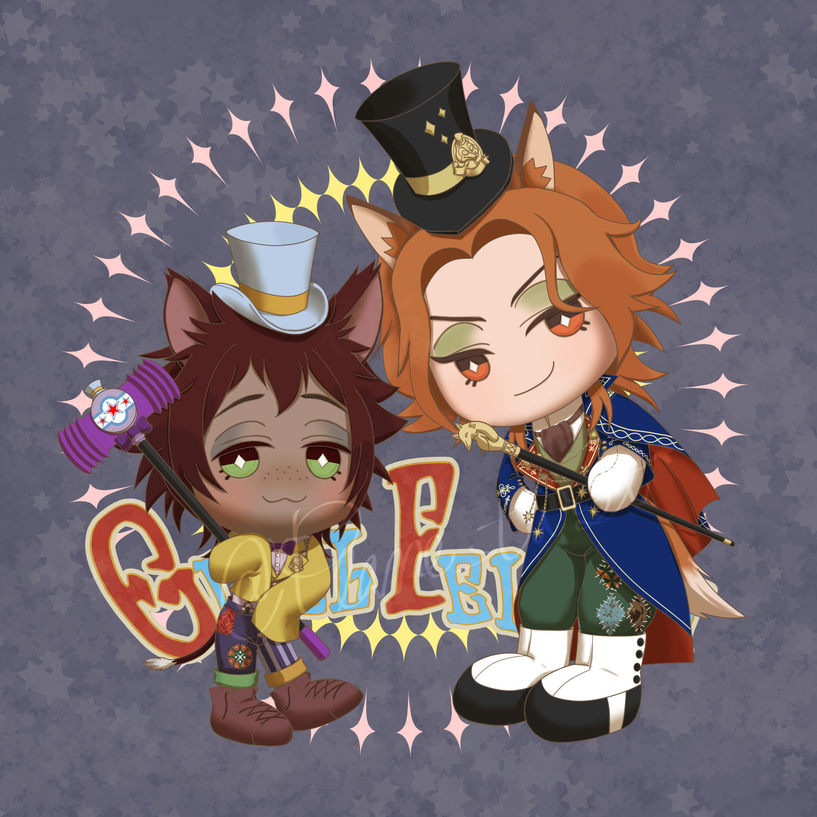 【フェロー&ギデル】 アクリルスタンド - plane-twst - BOOTH