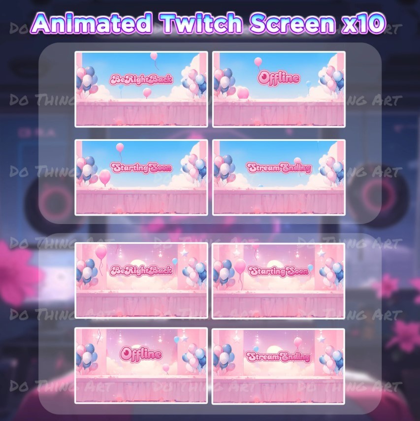 Vtuber MEGA Bundle | 50 Digital Assets | Twitch Vtuber Package ...