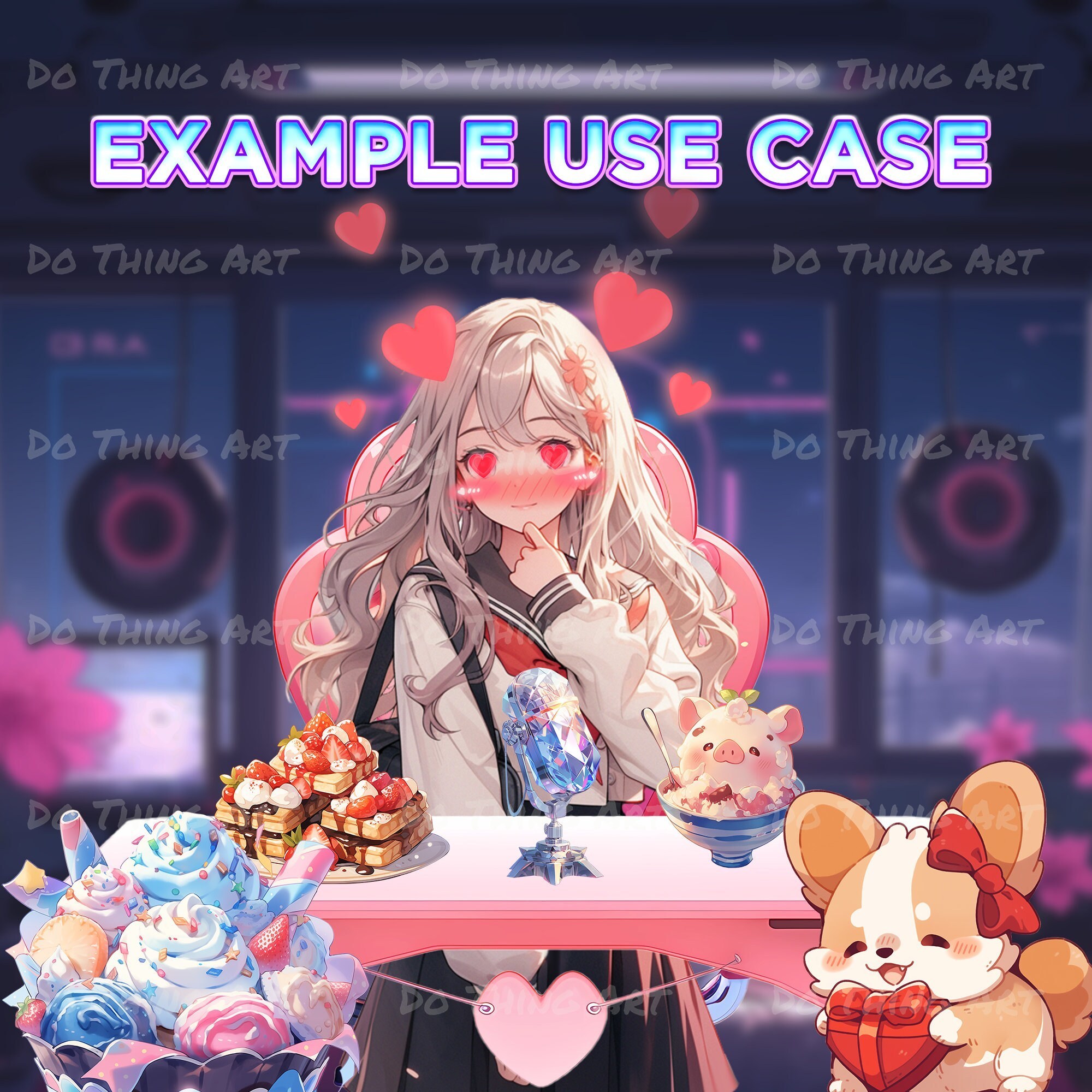 Vtuber MEGA Bundle | 50 Digital Assets | Twitch Vtuber Package ...