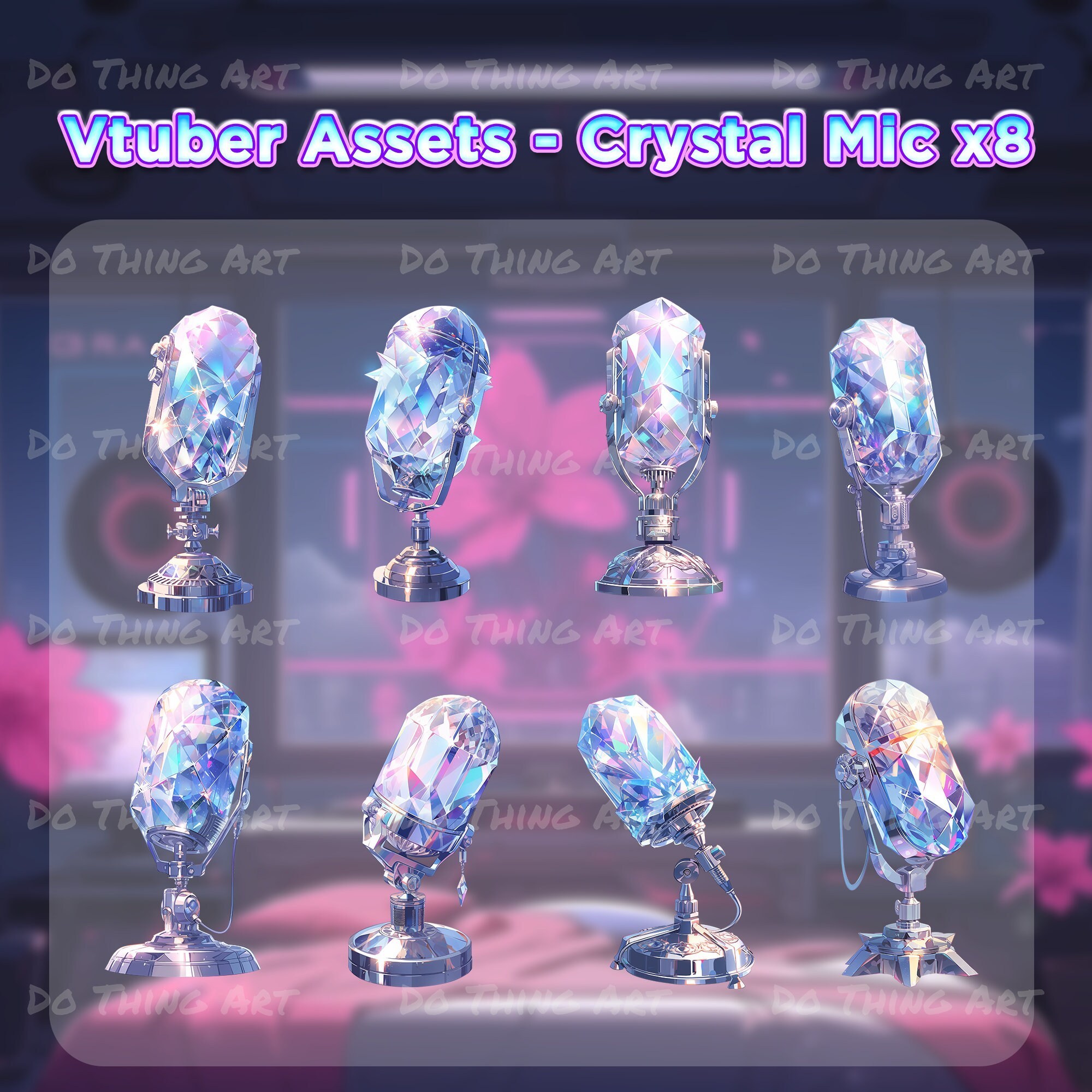 Vtuber MEGA Bundle | 50 Digital Assets | Twitch Vtuber Package ...