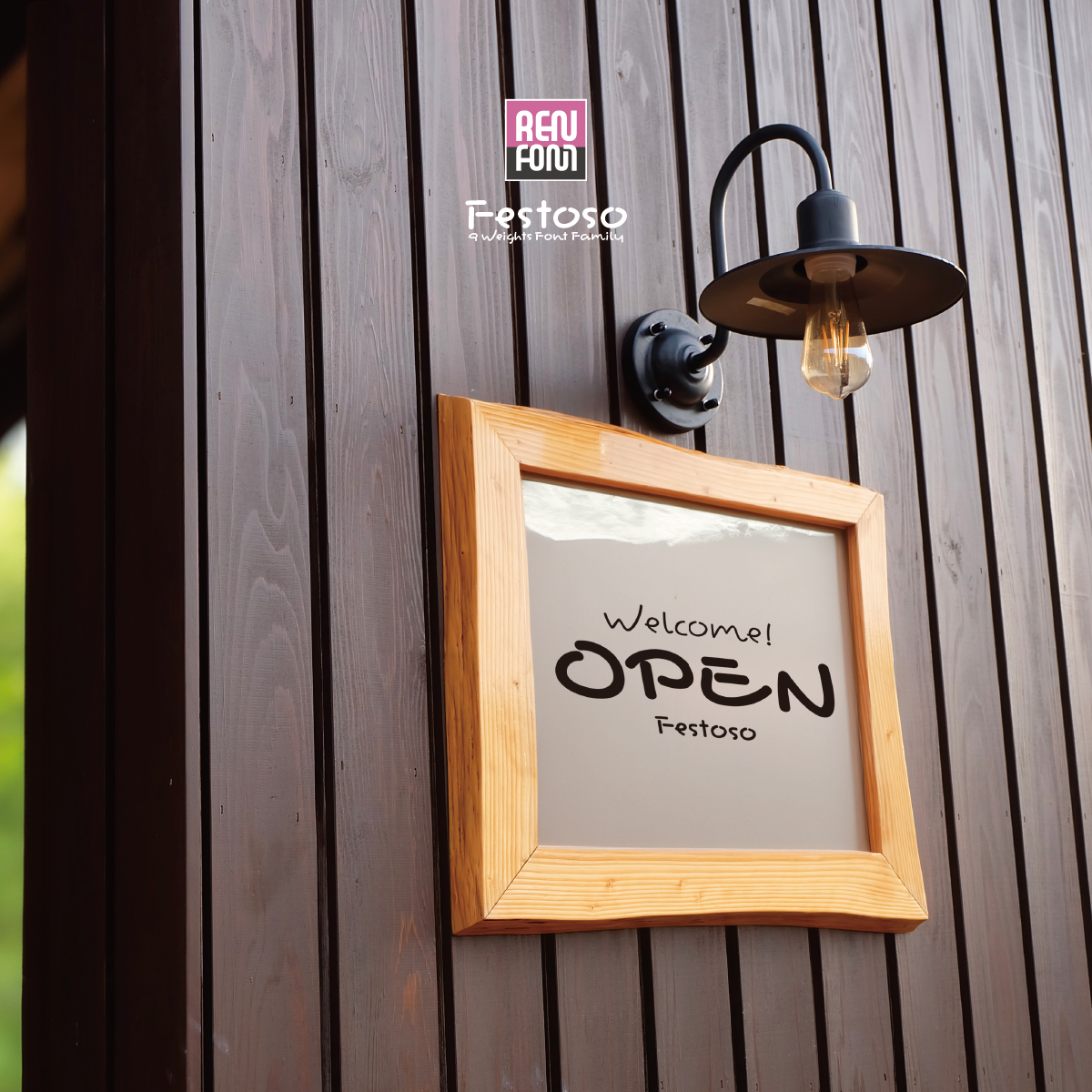 Festoso Regular - REN FONT - BOOTH