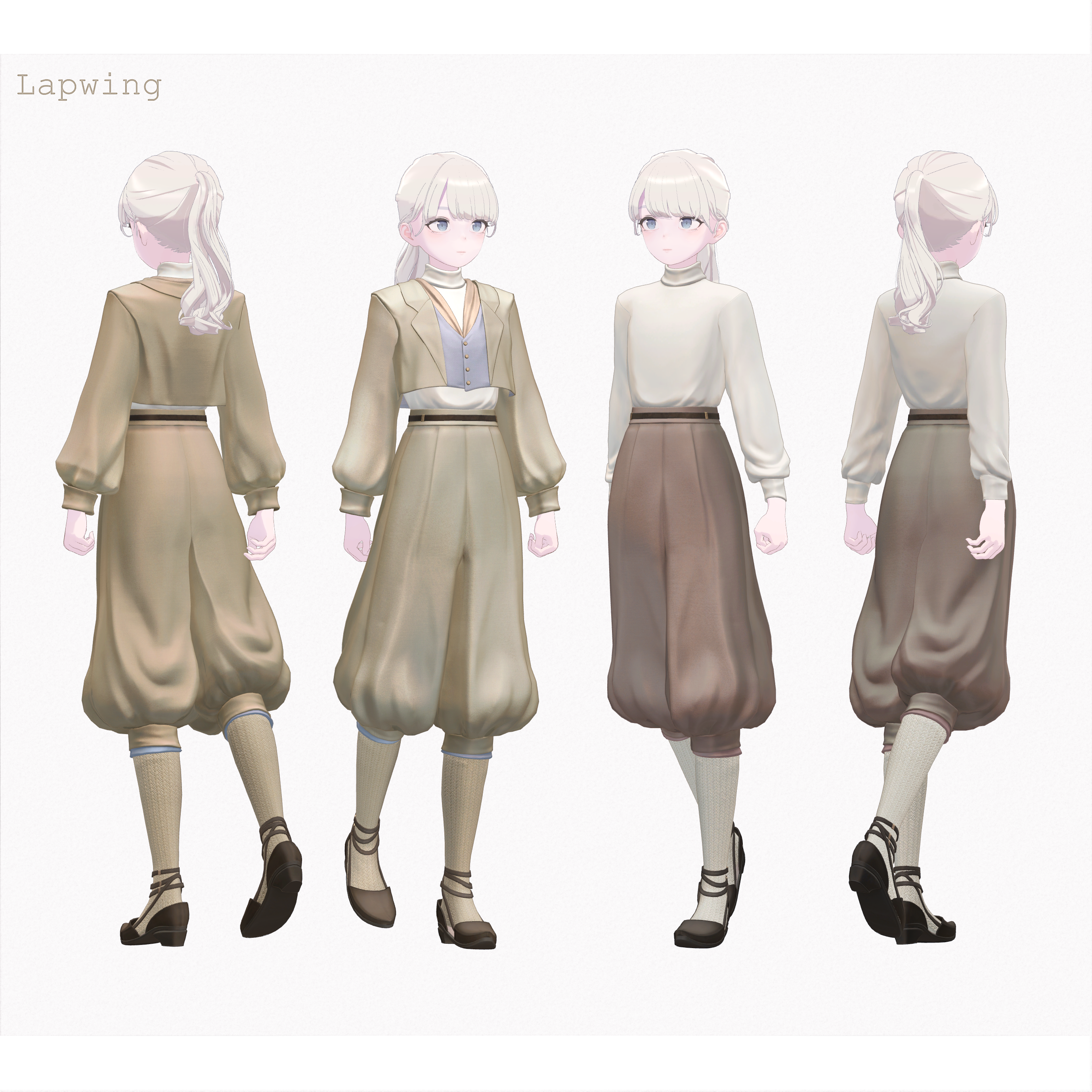 4アバター対応∴QuietLeucot/Co-ord-01 - ametestore - BOOTH