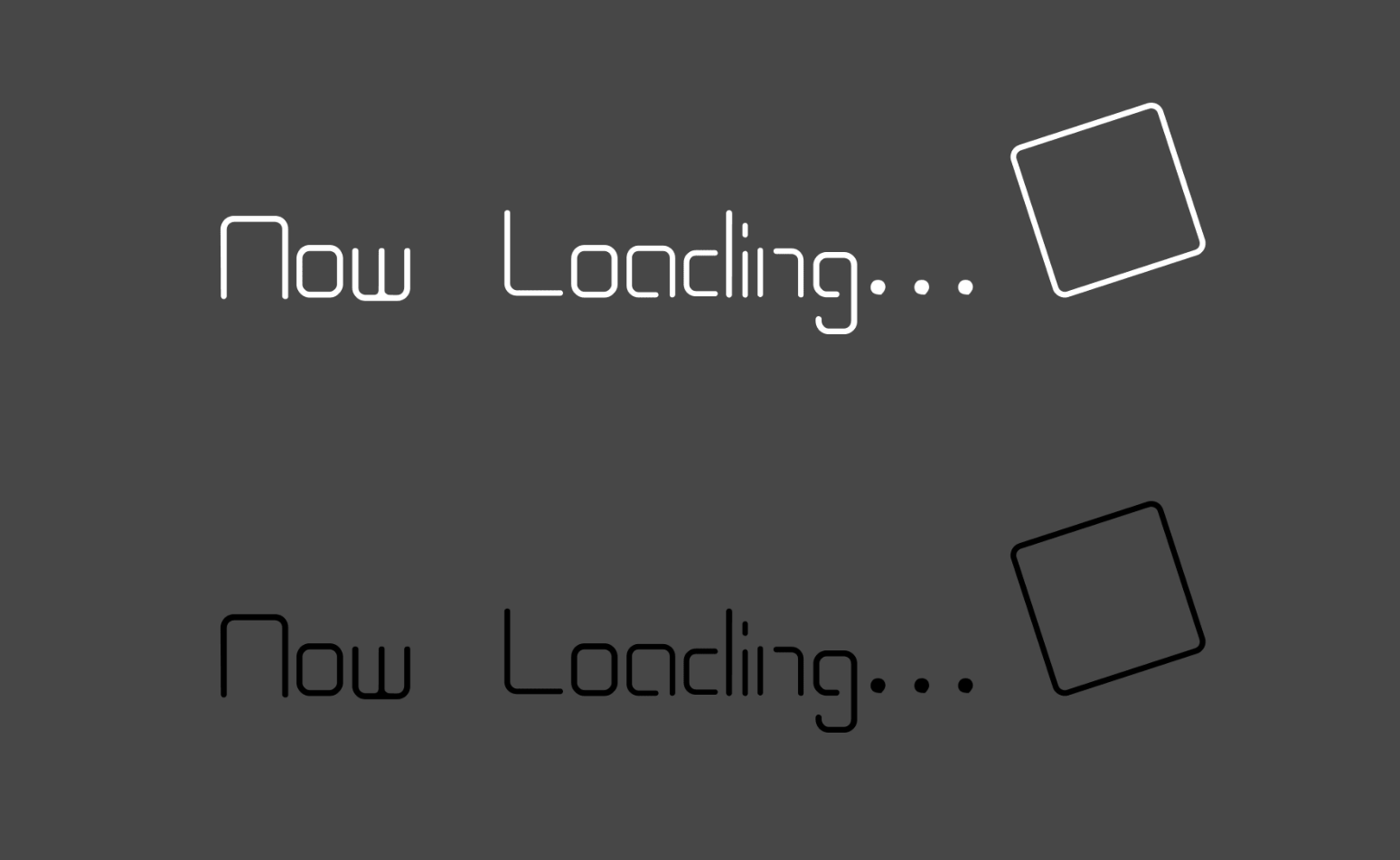 動くNowLoading - 雲とサカナの観測所 - BOOTH