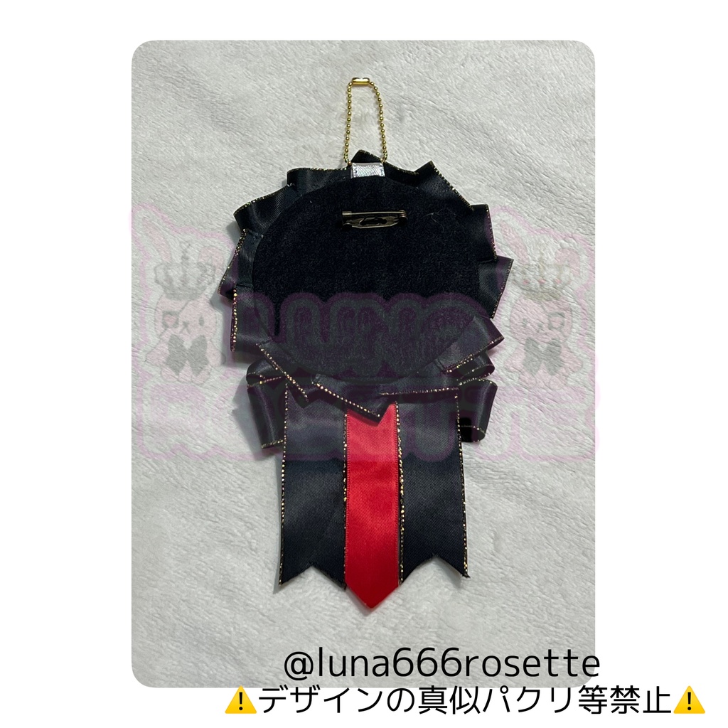 赤×黒 痛ロゼット No.1 - LUNA ROSETTE - BOOTH