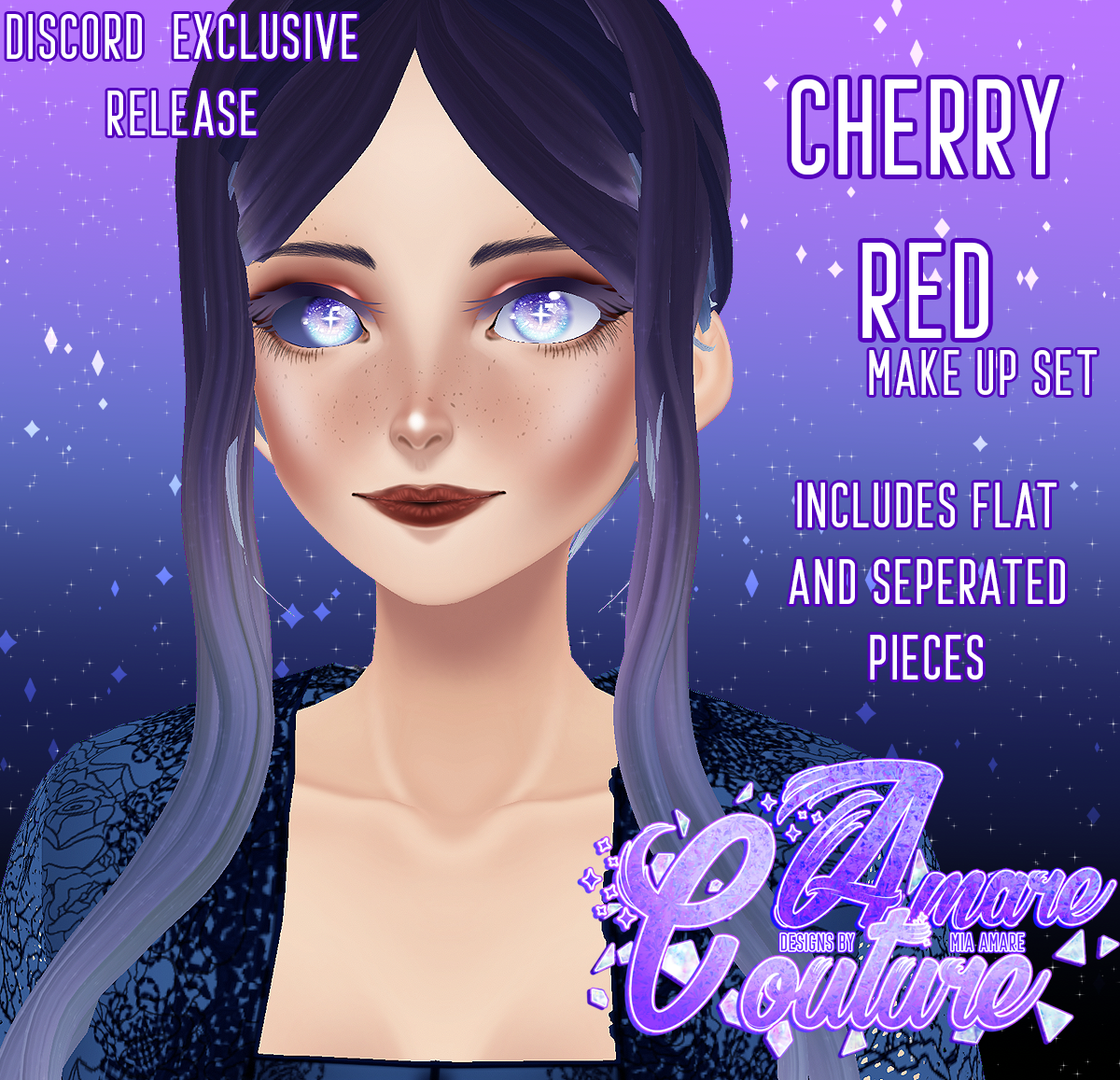 [AC] CHERRY RED MAKE UP SET - kartikakhaos - BOOTH