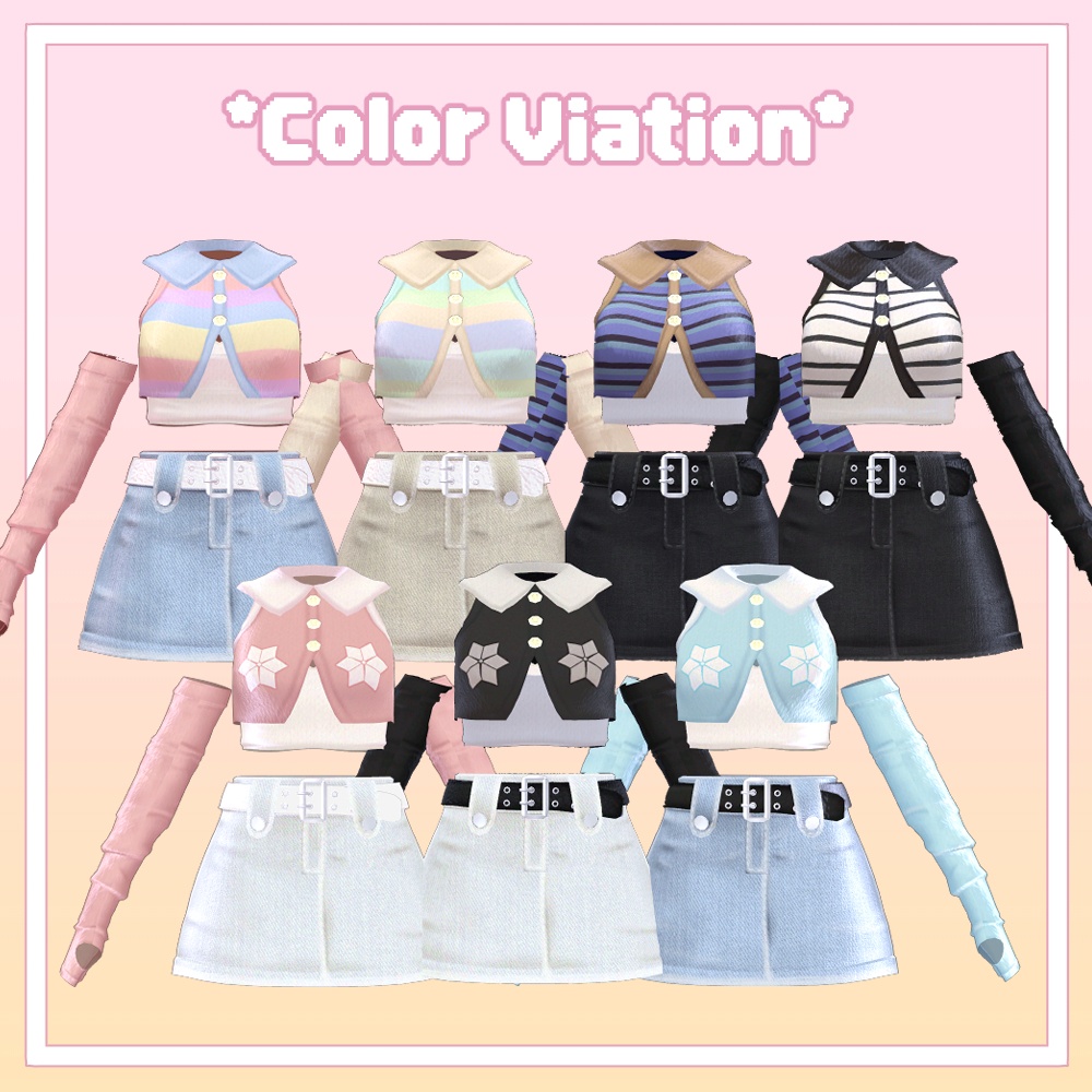 [selestia] Cutie rabbit hat set (VRC 3Dアイテム) - shushu *BOUTIQUE* - BOOTH