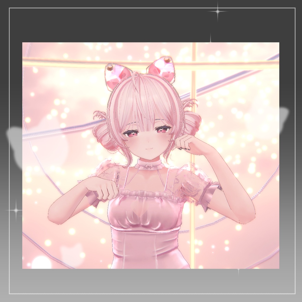 [Free / 無料] cat hair band (VRC 3Dアイテム) - shushu *BOUTIQUE* - BOOTH
