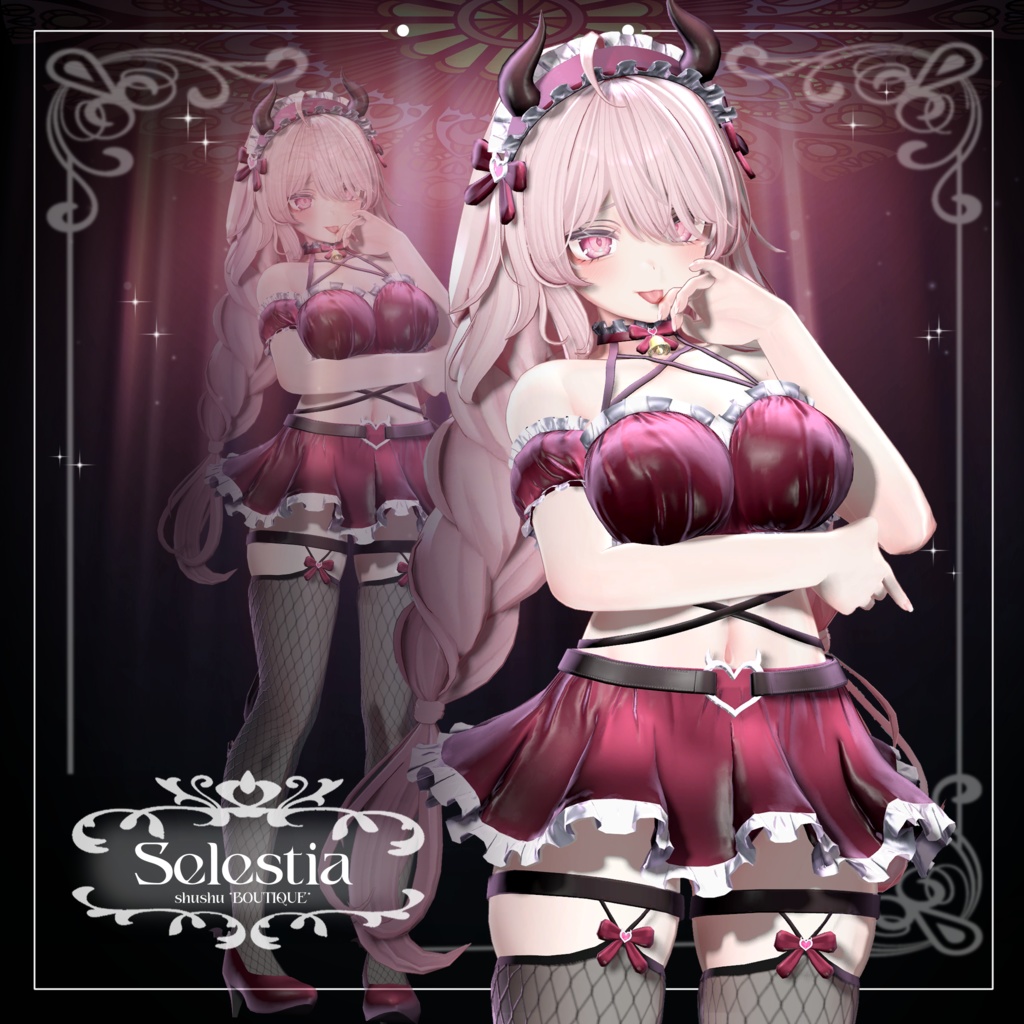 [5アバター対応] Heart Circubus (VRC 3Dアイテム) - shushu *BOUTIQUE* - BOOTH