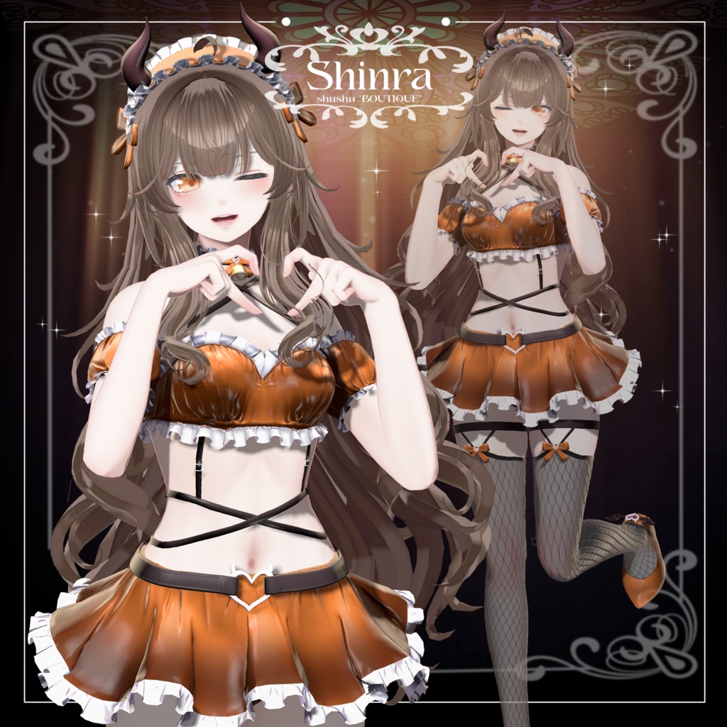 [5アバター対応] Heart Circubus (VRC 3Dアイテム) - shushu *BOUTIQUE* - BOOTH