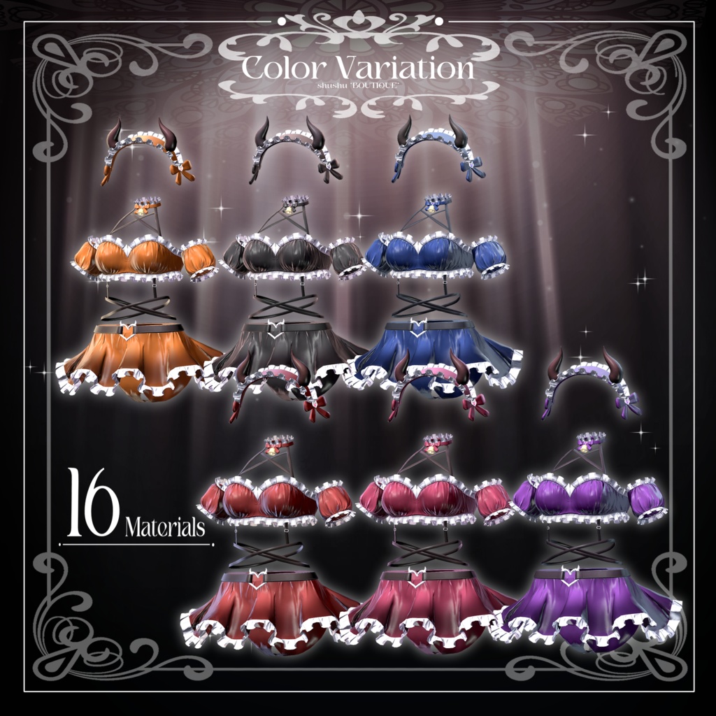 [5アバター対応] Heart Circubus (VRC 3Dアイテム) - shushu *BOUTIQUE* - BOOTH