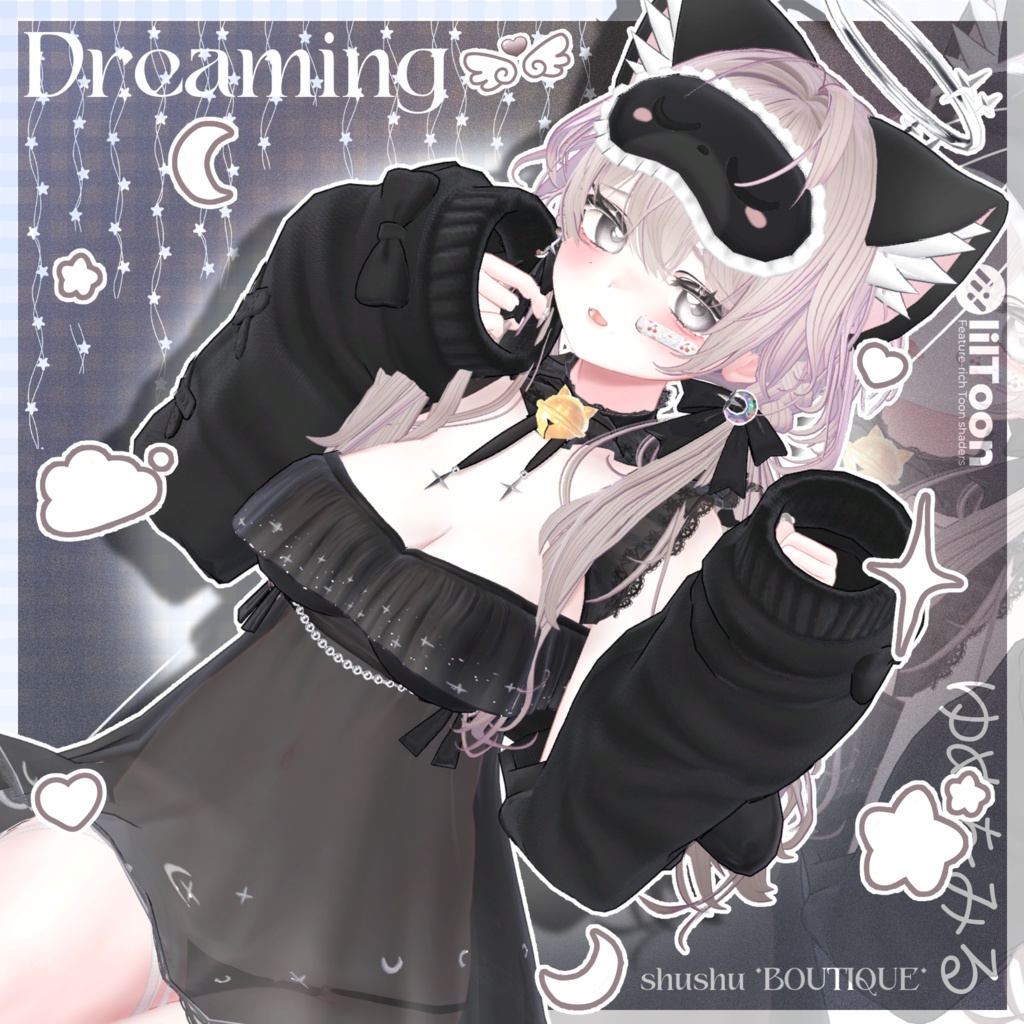 [9アバター対応] Dreaming (VRC 3Dアイテム) - shushu *BOUTIQUE* - BOOTH