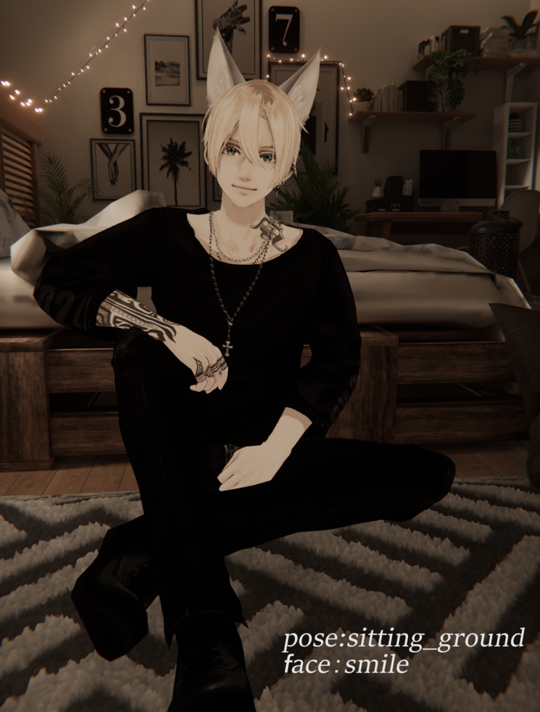 【FBX/VRM/XAvatar】ヒカルくん アバター ＆ ヘアープリセット - 萬屋 - BOOTH