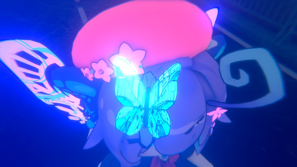 [VRChat] Glass Butterfly - いんすたんす - BOOTH