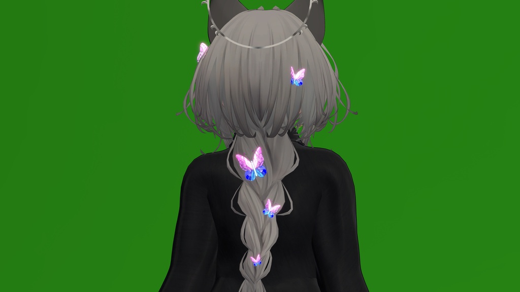 [VRChat] Glass Butterfly - いんすたんす - BOOTH