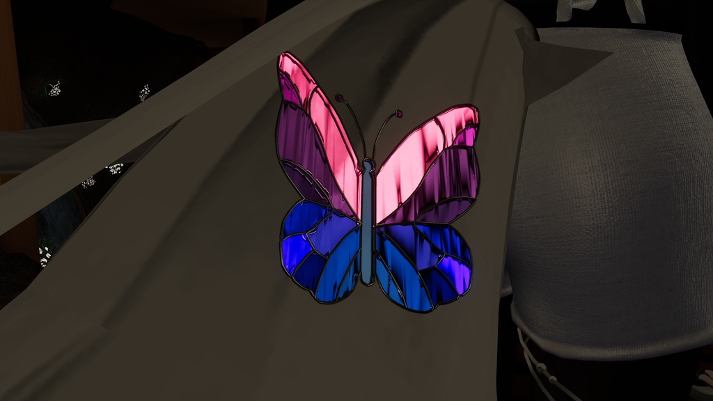 [VRChat] Glass Butterfly - いんすたんす - BOOTH